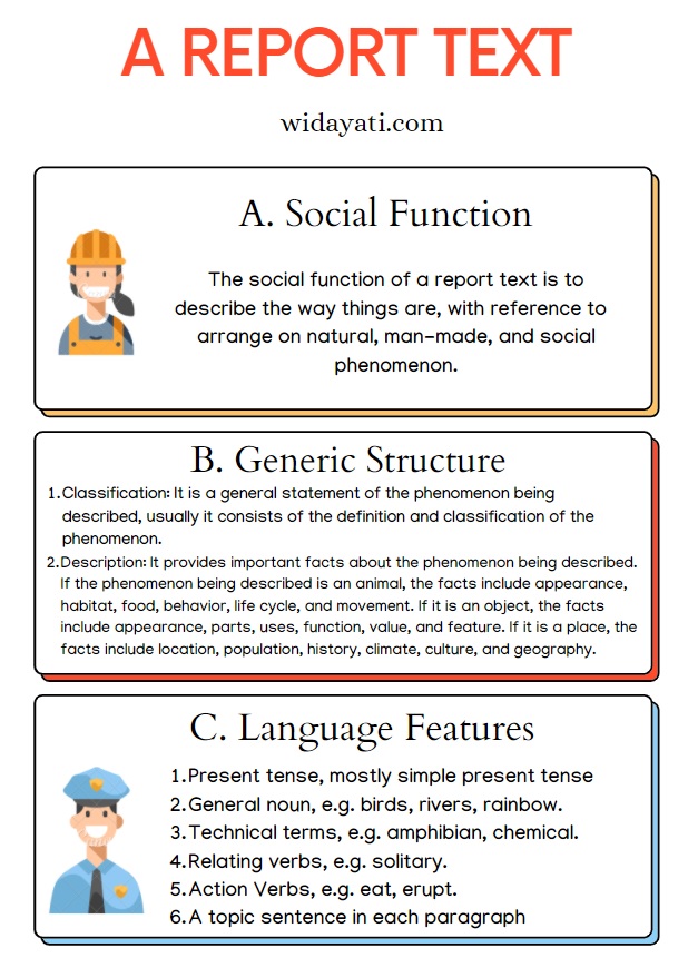 Report Text The Social Function Generic Structure And Language